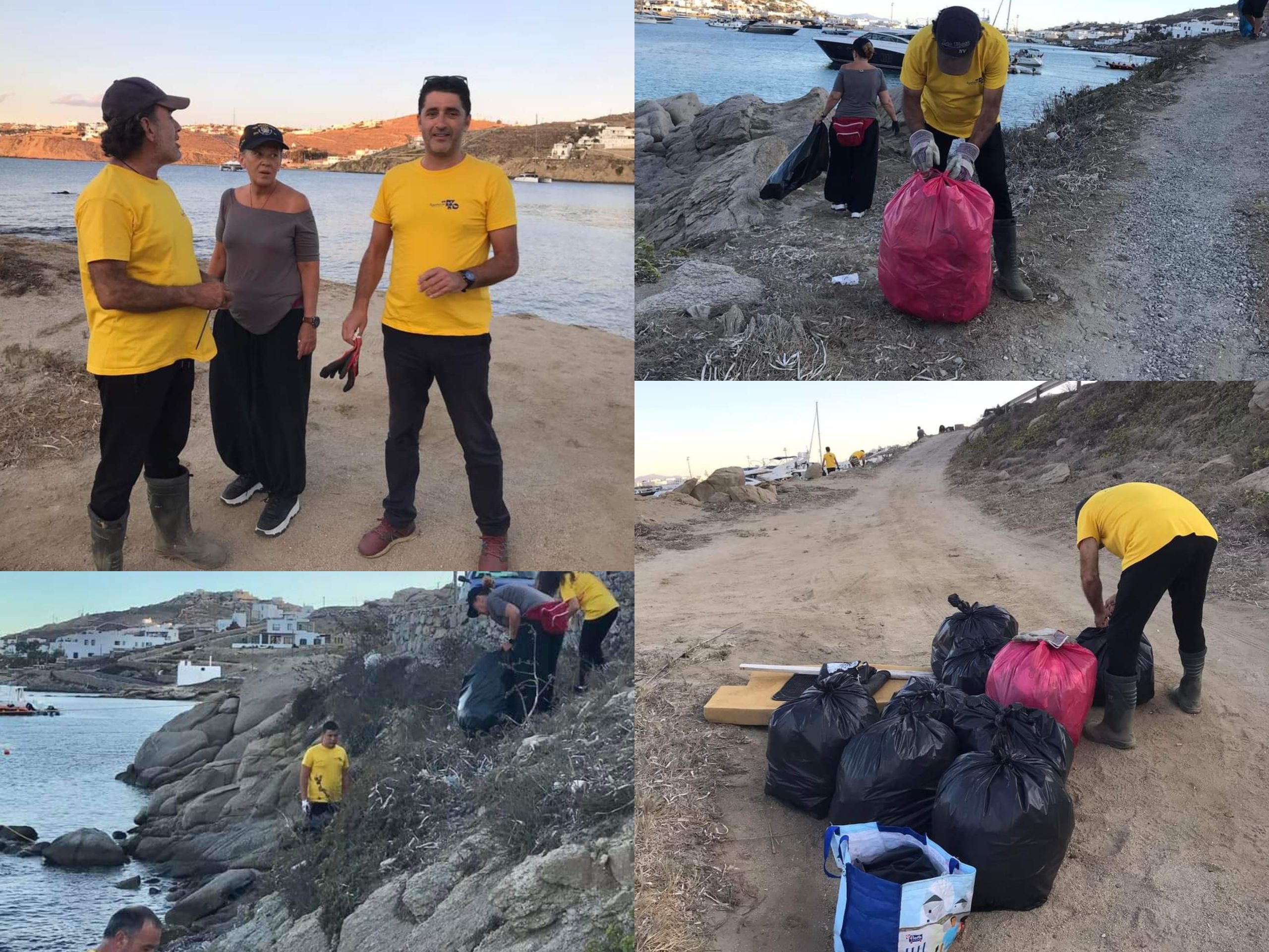 Η εθελοντική ομάδα "Αγκαλιά-Ζω τη Μύκονο" καθάρισε τα Κανάλια - Mykonos ...
